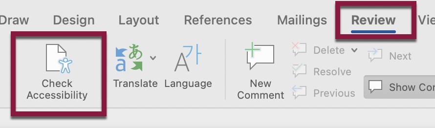 Accessible MS Word | ASU IT Accessibility
